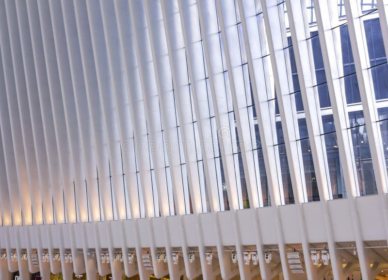 Interior of the Oculus, in Manhattan, New York City Editorial Photo ...