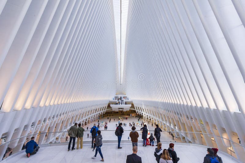 Interior of Oculus Building Editorial Photography - Image of creativity ...