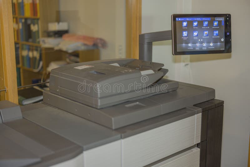 Interior of Office Building Featuring SHARP Color Laser Multifunction ...