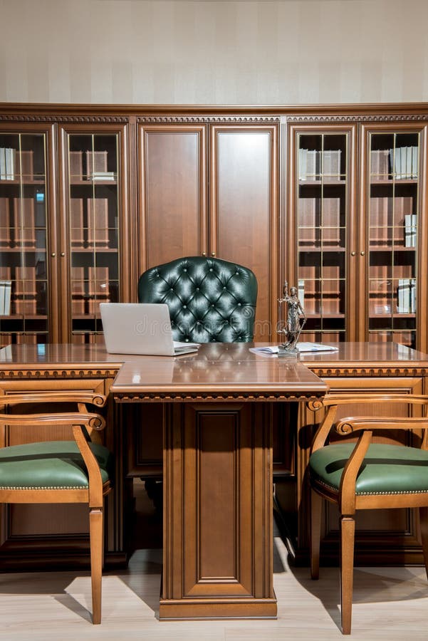 Interior of Office Room with Chairs and Table Stock Image - Image of ...