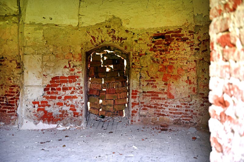 Interior of an Old Abandoned Castle Stock Photo - Image of derelict ...