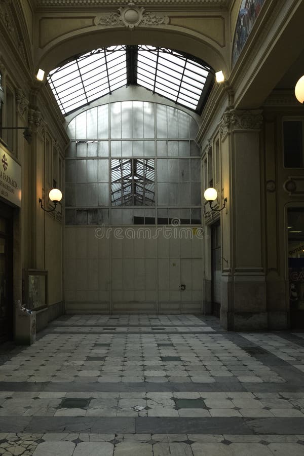 Interior of an Old Building with a Skylight Roofing Stock Photo - Image ...