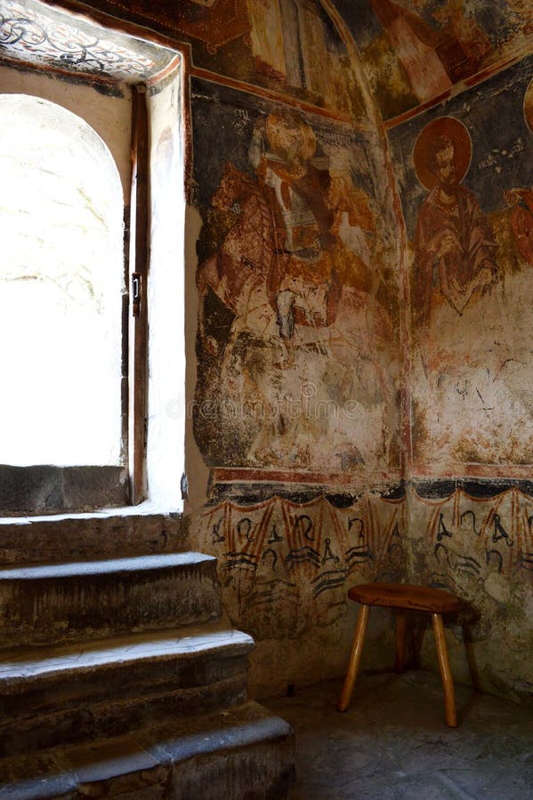 Interior of the old church stock image. Image of church - 131607073