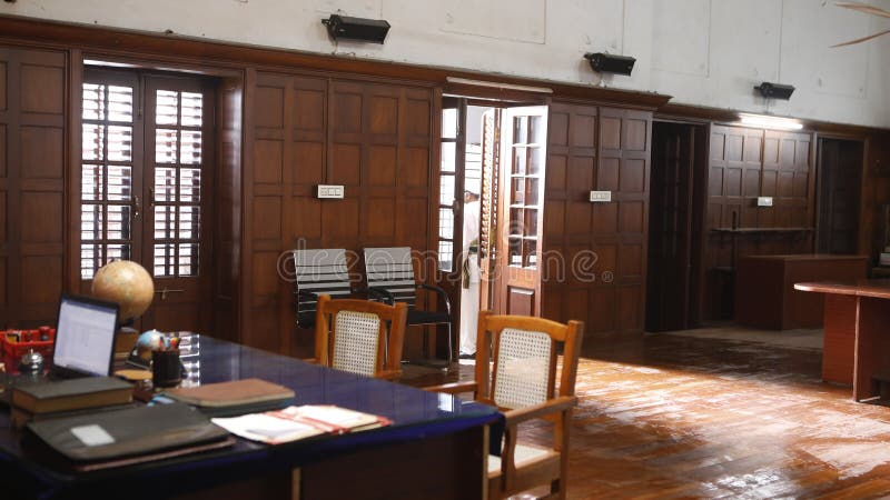 Interior of Old Government Office Stock Photo - Image of shadow, india ...