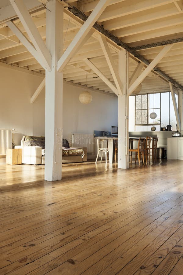 Interior old loft stock photo. Image of wall, floor, light - 29326704