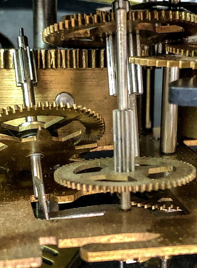 The Interior of the Old Model Wall Clock is from Vintage Times. for ...