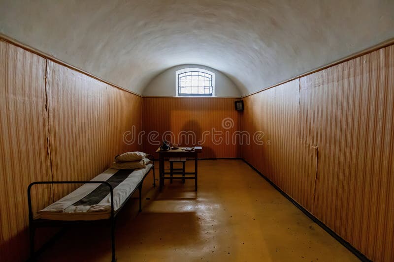 Interior of Old Prison Cell Stock Photo - Image of criminal, dungeon ...