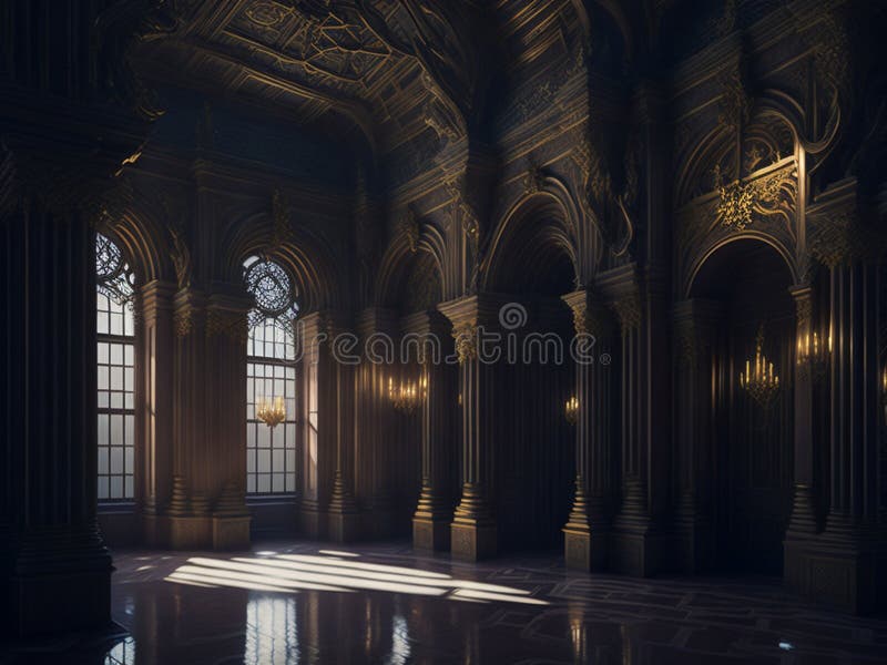 Interior of the Old Royal Palace. Stock Image - Image of antiquities ...