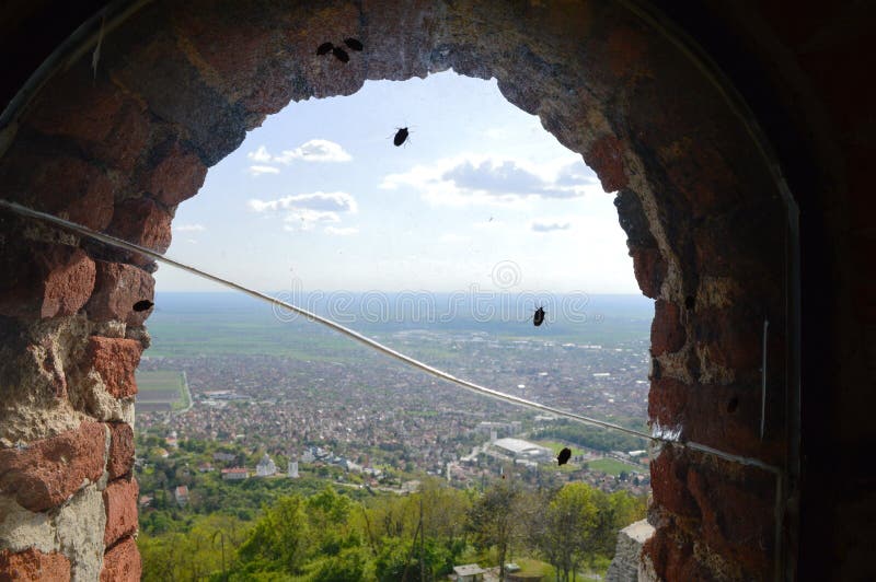 Interior of the Old Stone Fort on the Hill Stock Image - Image of ...