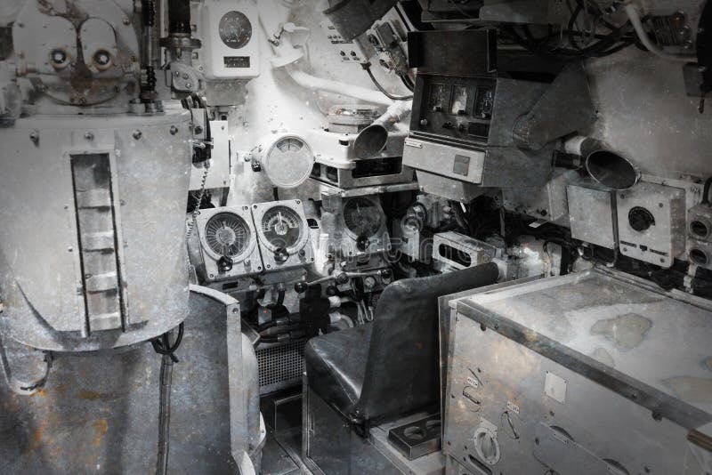 Submarine Command Center stock photo. Image of control - 17382438