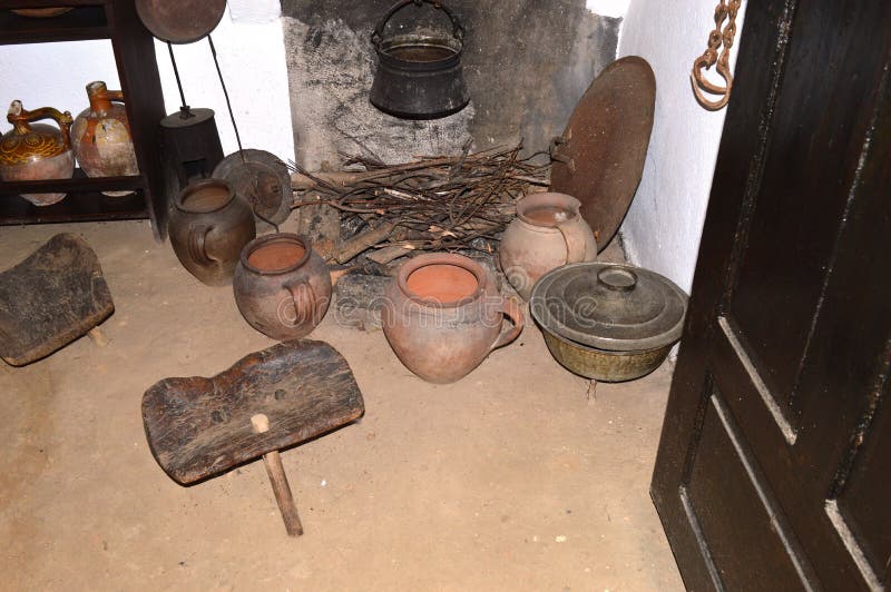 Interior of an Old Traditional House Editorial Photography - Image of ...