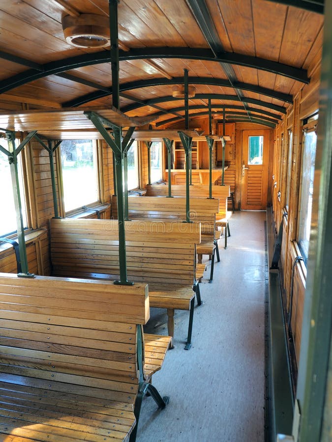 Interior of Old Train Carriage Stock Image - Image of rail, luxury ...