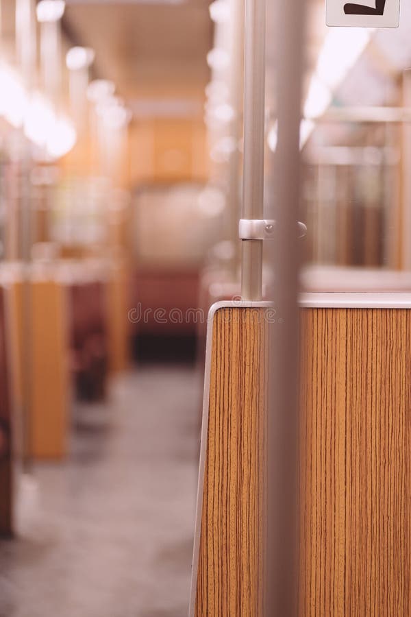 Interior Old Vintage Subway Trains in Munich Stock Image - Image of ...