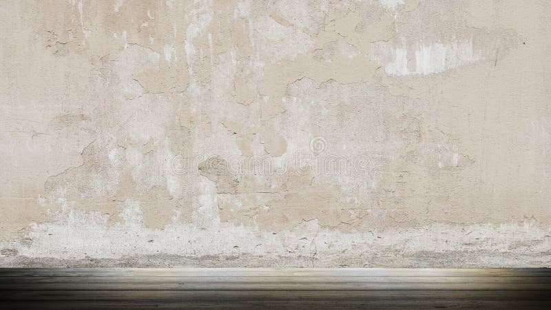 Interior Old Wall. 3d Rendering Stock Image - Image of building ...