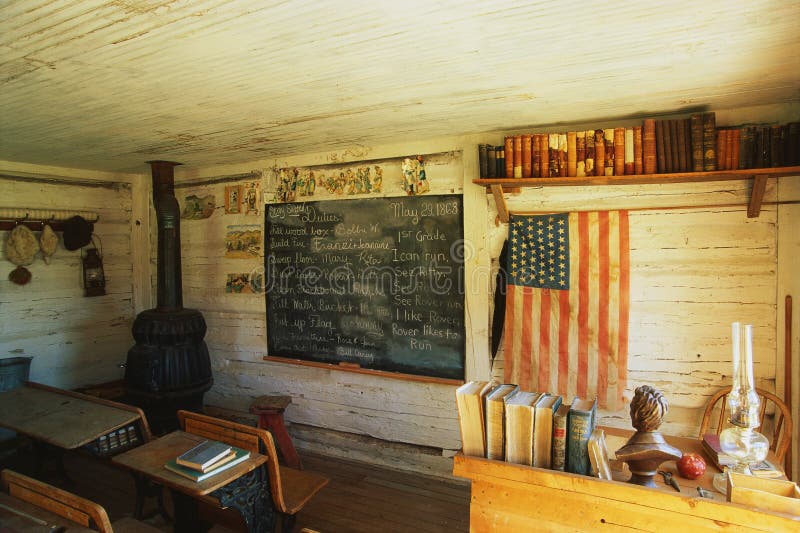 Interior of a One Room School House Editorial Photography - Image of ...