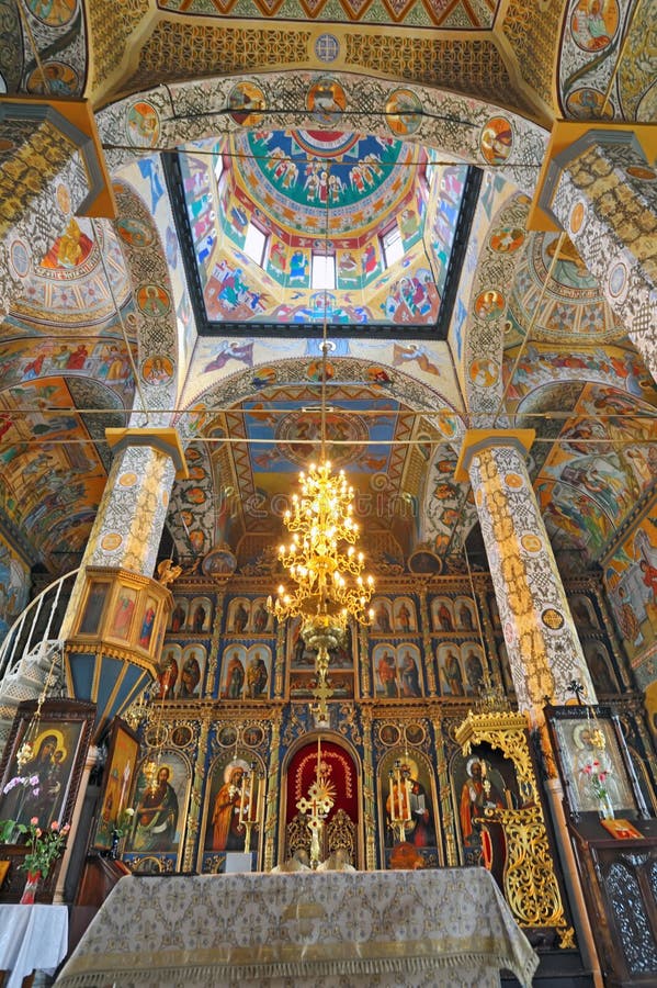 Interior of the Orthodox Church Editorial Photo - Image of place ...