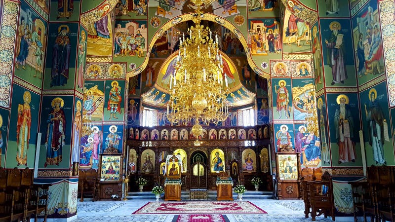Old Orthodox Monastery in the Mountain Editorial Stock Image - Image of ...