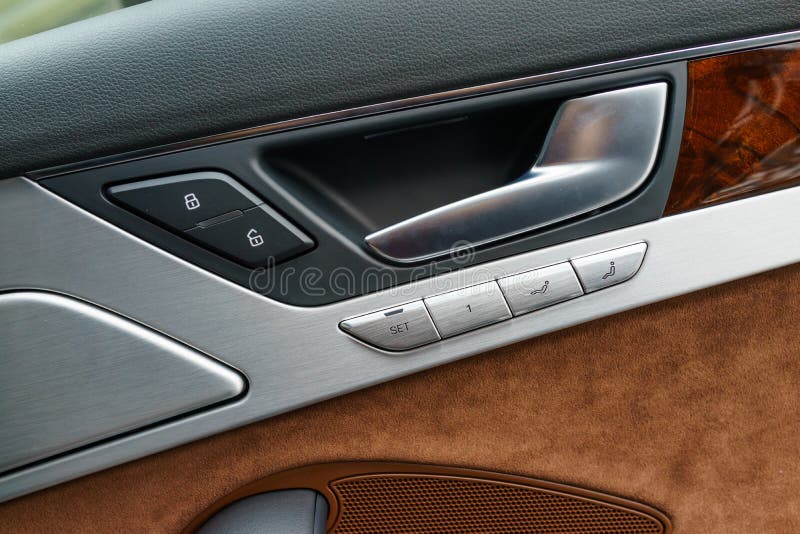 Interior panel of car door stock image. Image of elevating - 29551217