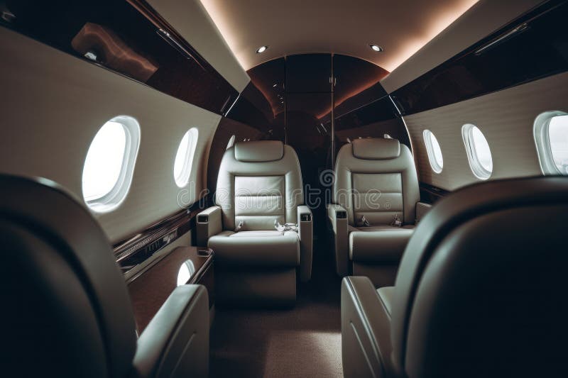 Interior of a Passenger Airplane Interior of a Passenger Plane Interior ...