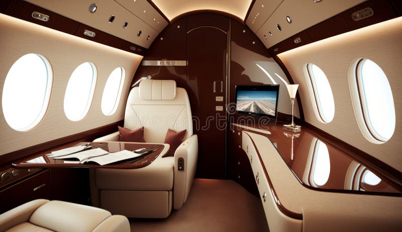 Interior of a Passenger Airplane Interior of a Passenger Plane Interior ...