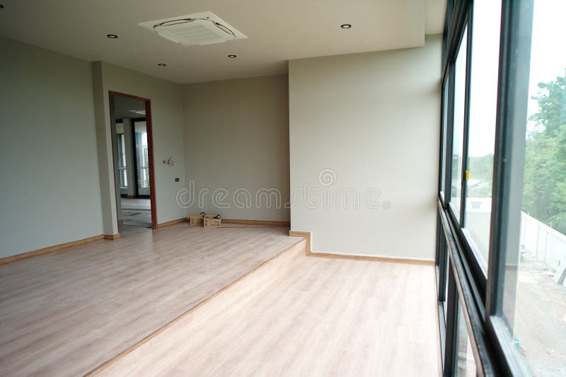 Interior Perspective of Room Under Installation in the House Under ...