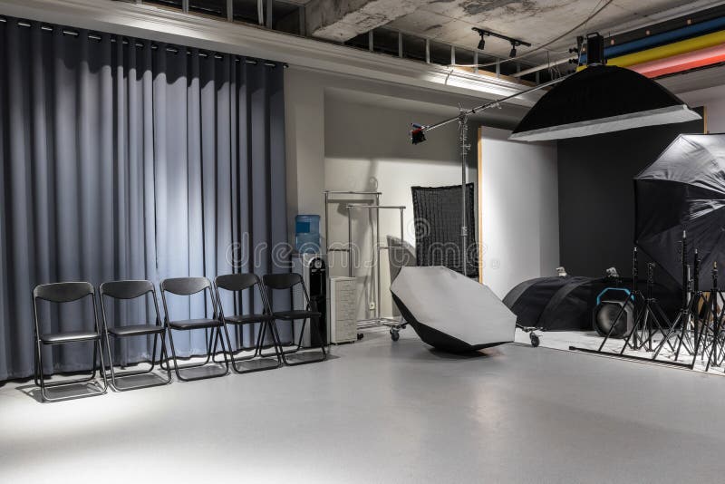 Interior of the Photo Studio Stock Image - Image of profession ...