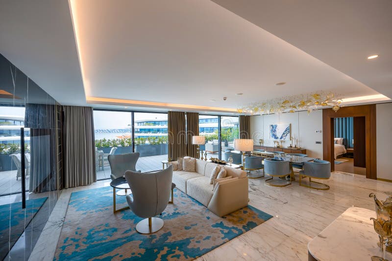 Interior Photography, Modern Hotel Living Room, in Modern Style ...