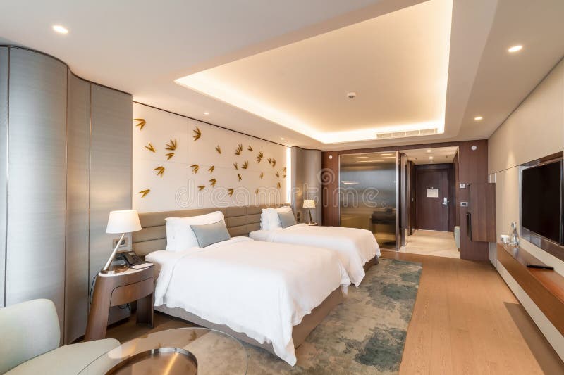 Interior Photography, Modern Hotel Room, in Modern Style, Interior ...