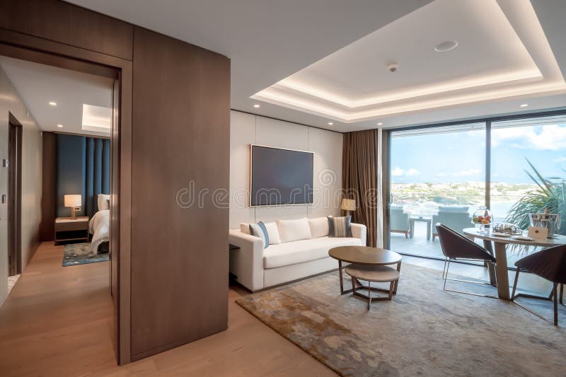 Interior Photography, Modern Hotel Room, in Modern Style, Interior ...