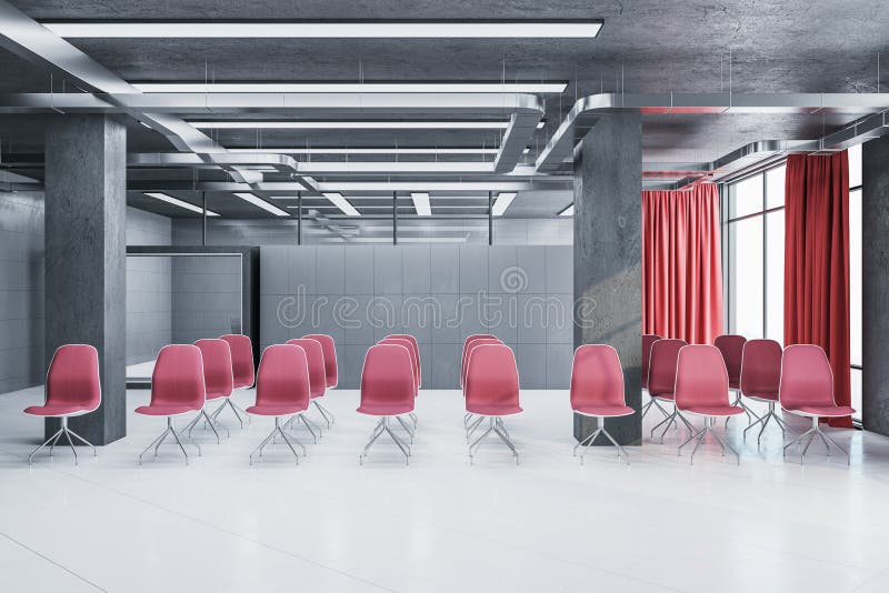 Conference Room Red Desk Chairs Stock Illustrations – 70 Conference ...