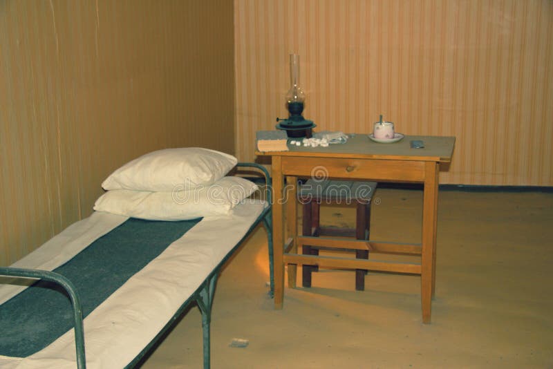 The Interior of the Prison Room Stock Image - Image of furniture ...