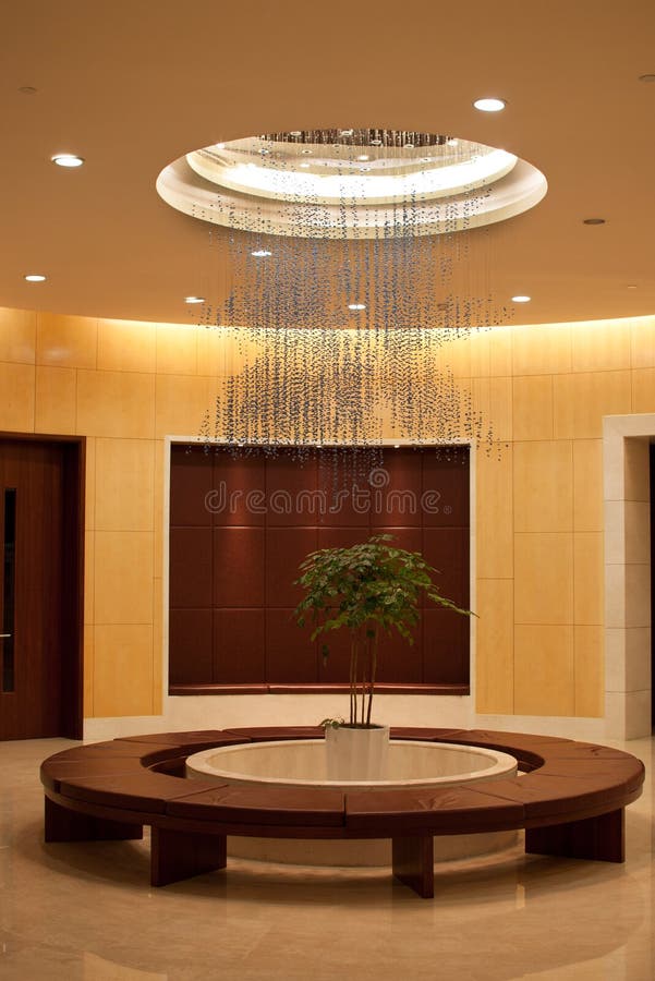 Interior public places stock image. Image of design, bonsai - 19525715