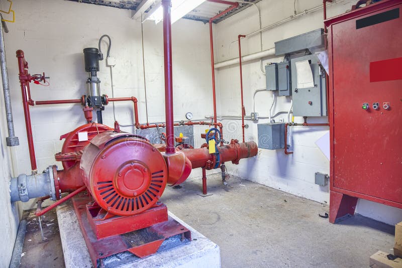 The Interior of a Pump House Stock Photo - Image of equipment, pumping ...