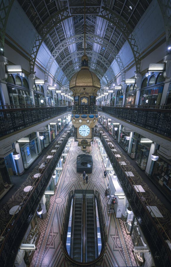 Interior in QVB Building, Sydney Editorial Image - Image of interior ...