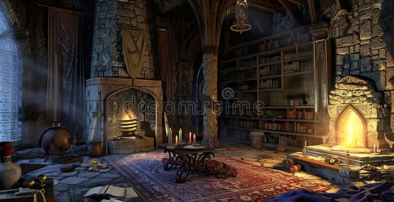 This Interior Radiates an Ambiance of Arcane Secrets and Sorcery ...