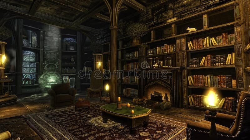 This Interior Radiates an Ambiance of Arcane Secrets and Sorcery ...