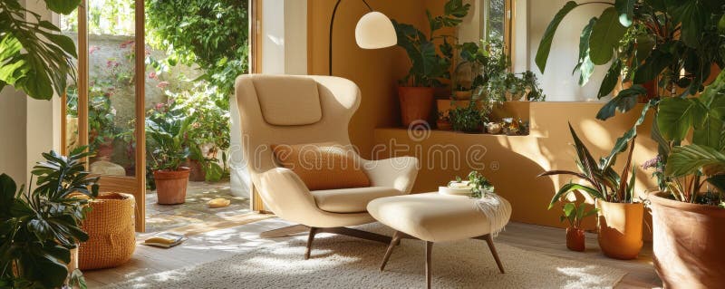 The Interior Radiates a Calm and Inviting Aura, Highlighting ...