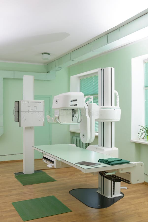 Interior of X-ray Room. X-ray Machine in the Doctor S Office. Stock ...