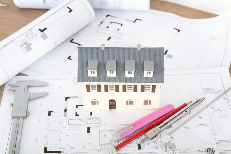 Interior Renderings and Small House Models and Related Tools Stock ...