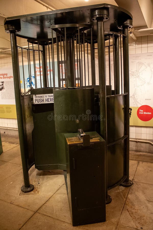 Interior of the Renowned New York Transit Museum, Located in the ...