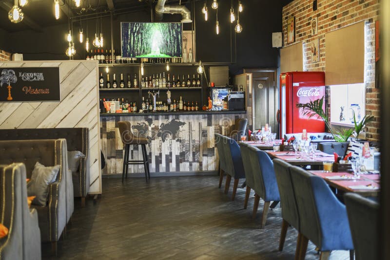 The Interior of the Restaurant Stock Image - Image of decor, dinning ...