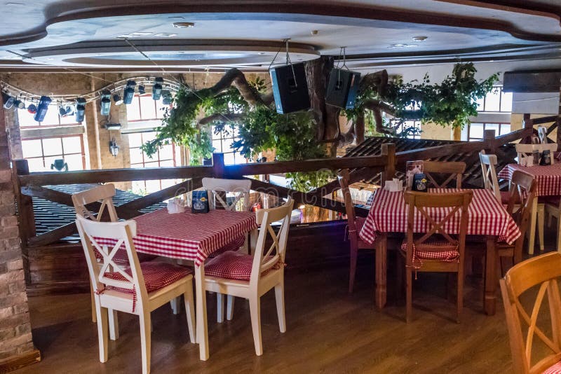 Interior of the Restaurant in Sochi Editorial Photography - Image of ...