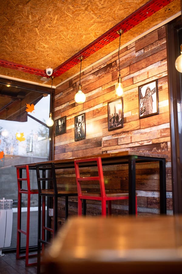 Interior of a Road Cafe Fast Food Snack on the Road Editorial Stock ...