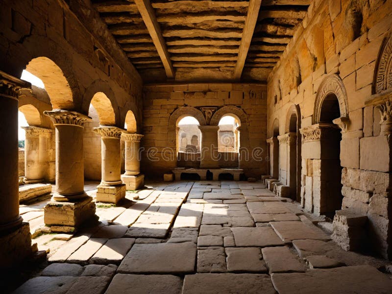 Interior of the Roman Forum Stock Illustration - Illustration of roman ...