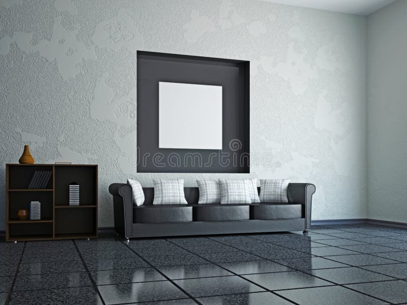 Interior room stock illustration. Illustration of beautiful - 27236953