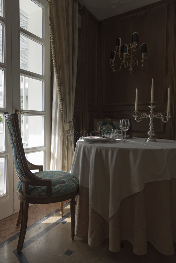 Interior of a Room in an Antique Style Stock Photo - Image of furniture ...