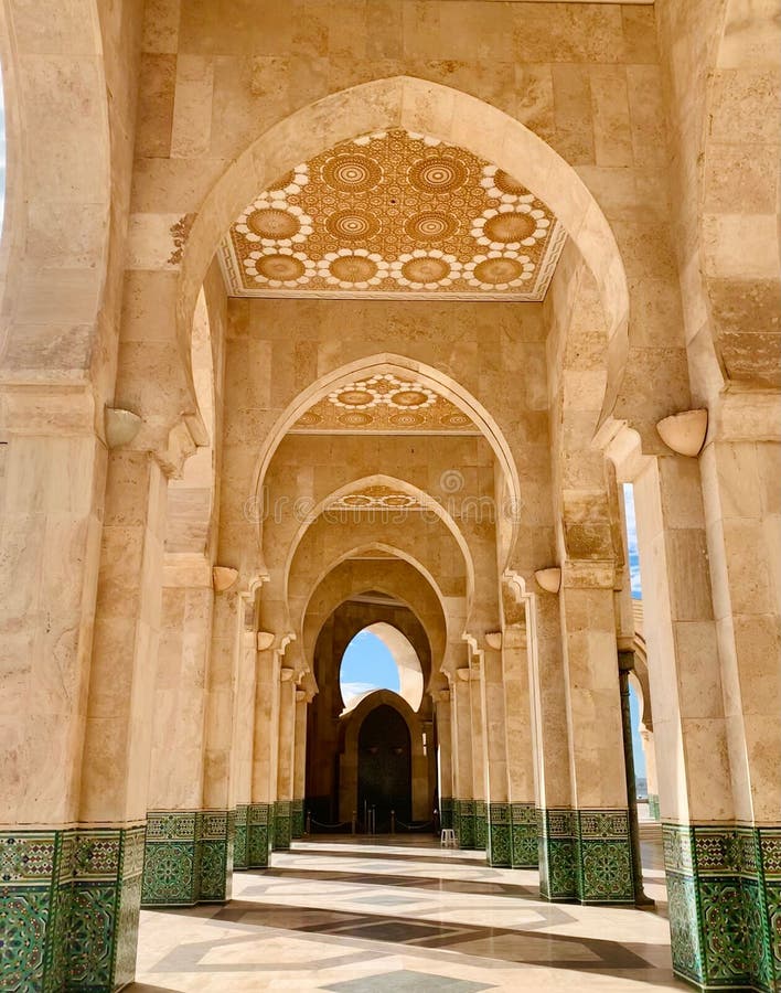 Interior Room Featuring an Arched Ceiling that Has Been Decorated with ...
