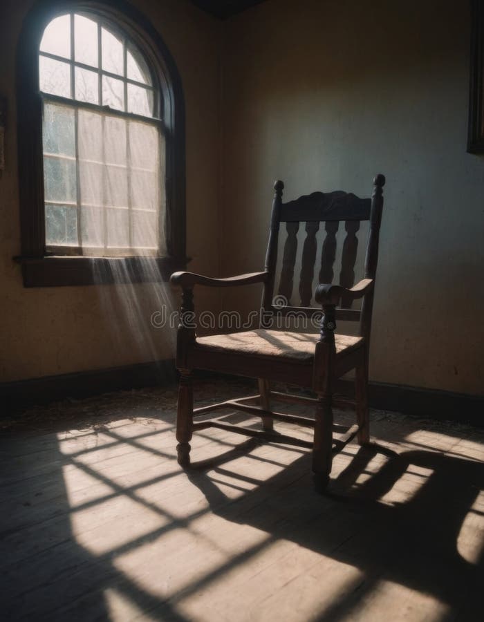 Interior of a Room in an Old House Stock Illustration - Illustration of ...