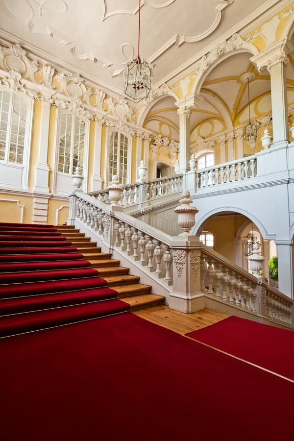 Interior of Rundale Palace. Editorial Stock Image - Image of hall ...
