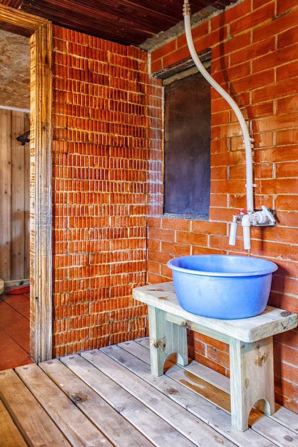 Interior a rustic bath stock photo. Image of interior - 80683430